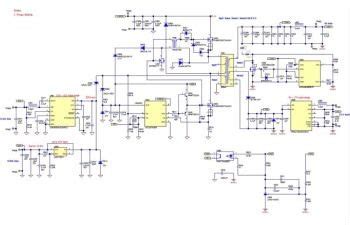 PMP V Input W Output Multiple Output Bias Supply Reference Design Schematic Image