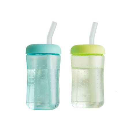 The First Years Squeeze And Sip Straw Trainer Cup 7 Oz 2 Pack