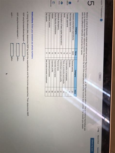 apter 7 homework saved help save and exit submit check my work 5 below is