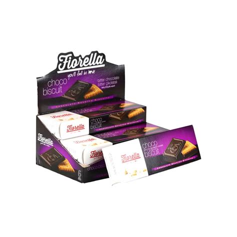 Fiorella Fiorella Choco Biscuit Plain Biscuit With Dark Chocolate In