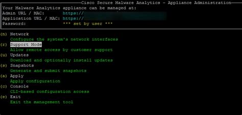Generate Secure Malware Analytics Support Snapshot And Enable Live