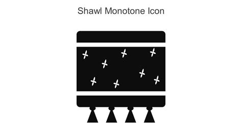 Shawl Monotone Icon In Powerpoint Pptx Png And Editable Eps Format PPT Sample