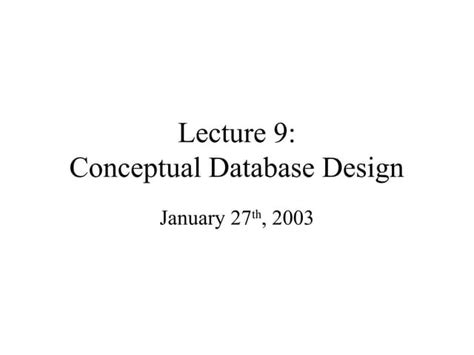Database Design In Web And Web Database Design Ppt