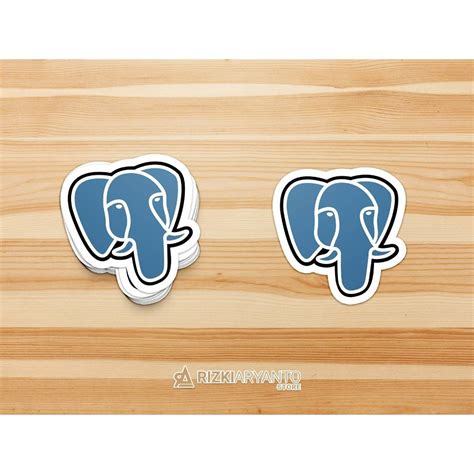 Jual Sticker Stiker Logo Postgresql Without Wordmark Untuk Pc Laptop