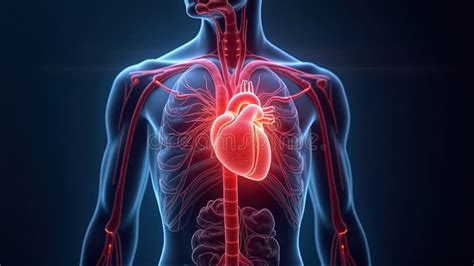 Human Heart Anatomy A Stunning 3d Visualization Stock Illustration