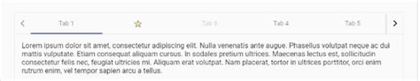 tabs needs improvment on overflow scroll radzen blazor components