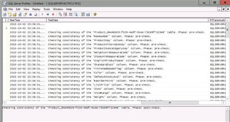 consistency checks for ssas
