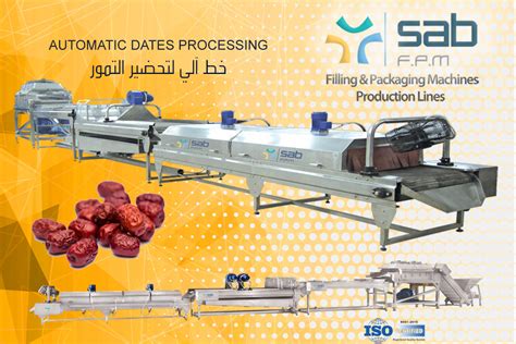 dates processing line manufactured by sab fpm