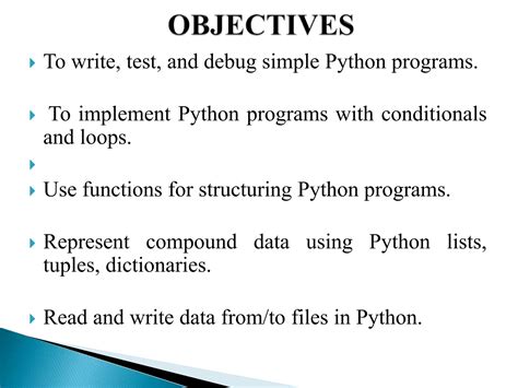 sample lab orientation in python orientation ppt