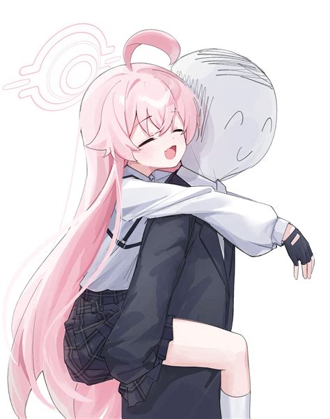 Sensei Doodle Sensei And Hoshino Blue Archive Drawn By Arsyky Danbooru