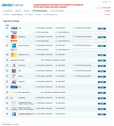 Datatrans Universal Payment Page