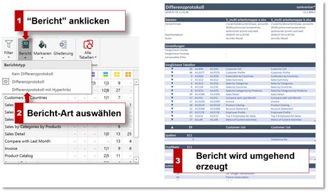 Synkronizer Excel Compare Excel Tabellen Zusammenführen Und Vergleichen