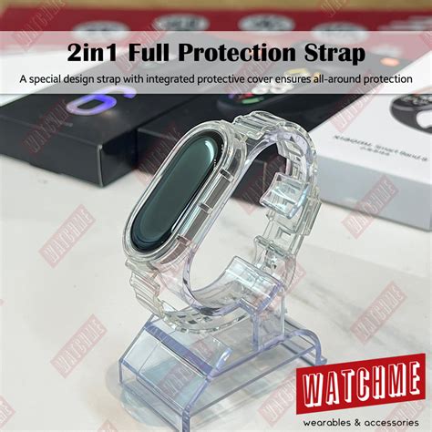 Xiaomi Smart Band Miband Strap Transparent Resin Material Casio Looks For Mi