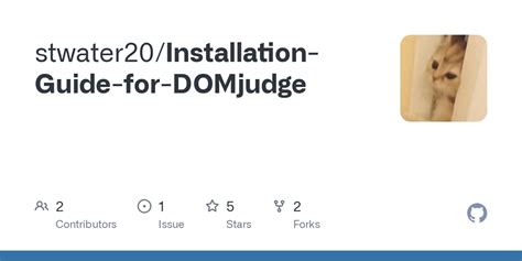 Installation Guide For Domjudgedocker Composeyml At Main · Stwater20
