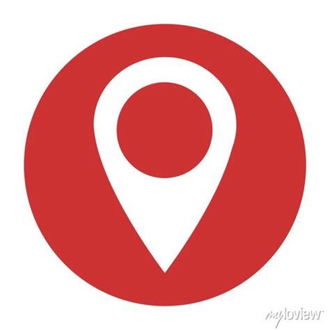 Location Icon Map Pointer Symbol Isolated On White Background Posters For The Wall • Posters