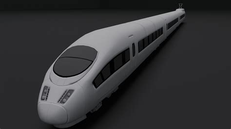 German Ice High Speed Train 3d Model In Virtual Reality