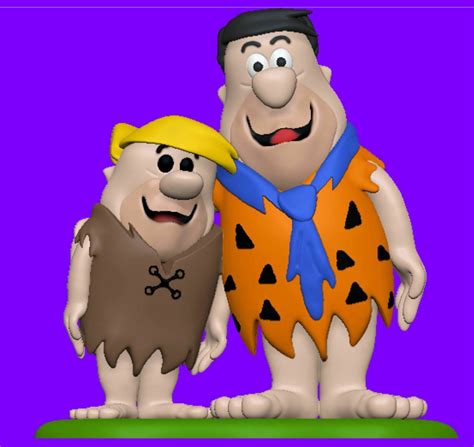 3d File Fred And Barney The Flintstones 👾・model To Download And 3d