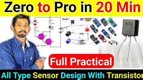 Transistor Sensor Circuit Design Course Different Types Of Sensor