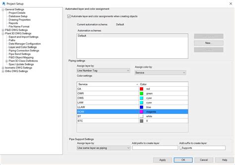 Assign A Color Layer To Services Need Help Autodesk Community
