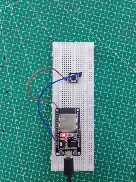 panduan praktis push button menggunakan esp32 labrobotika