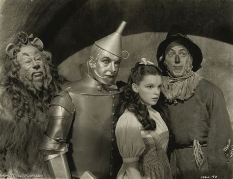 Original 1939 Black And White Promotional Pic Wizard Of Oz Cast Wizard