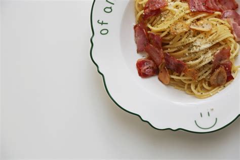 베이컨오일파스타