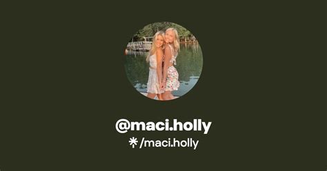 Maci Holly Instagram Tiktok Linktree