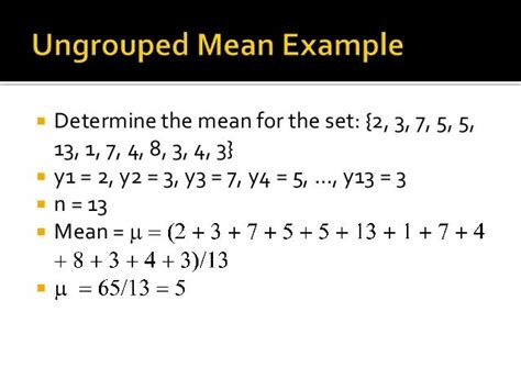 P5 Ungrouped Data