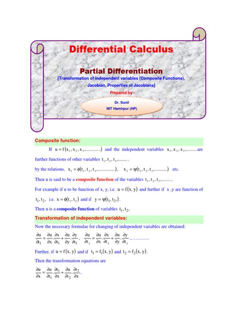 4 composite functions pdf variable mathematics function