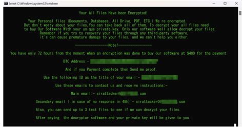 Ransomware Roundup Sirattacker And Alc Fortiguard Labs