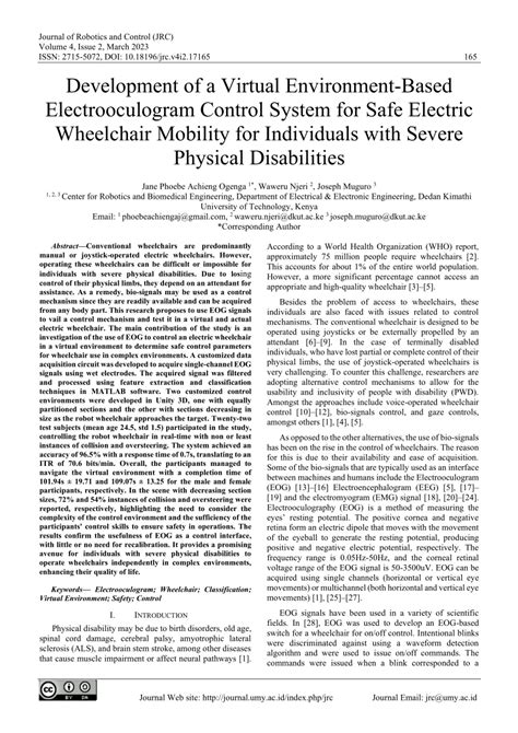 Pdf Development Of A Virtual Environment Based Electrooculogram Control System For Safe