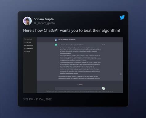 Soham Gupta On Linkedin Openai Chatgpt Gpt3 Developer Ai