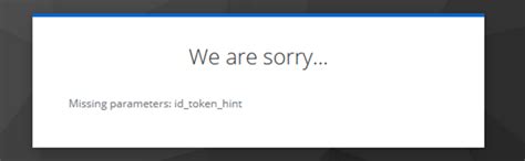 Can Not Logout From Idp With Expired Session And The Error Missing