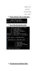 Module 3 Lab.docx - Module 3 Lab DAD-220 Travis Macrides July 15 2022 1. Rename "Branches" table ...