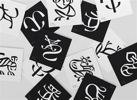 Oracle Bone Script 12 Chinese Zodiac 甲骨文serif 生肖 On Behance