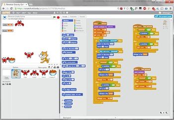Scratch Programming Project Video Tutorial Reversed Gravity Game