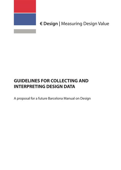 PDF Guidelines For Collecting And Interpreting Design Data DOKUMEN TIPS