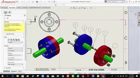 Solidworks Tutorials Coupling Drawing Part YouTube