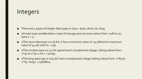 java data types pptx
