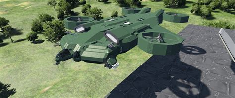 Avatar Valkyrie Shuttle With The Samson And Dragon Gunships The Dragon Is Very Old And Needs A