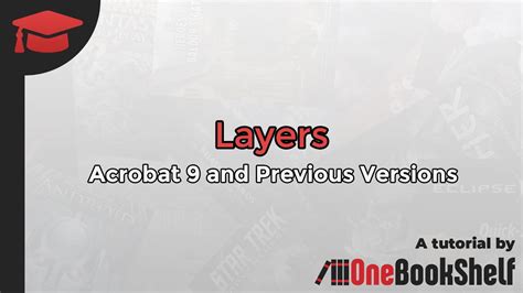 Layers Acrobat And Previous Versions YouTube