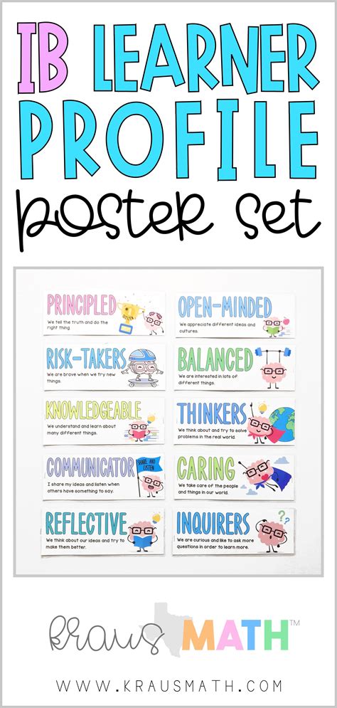 Ib Learner Profile Classroom Posters Kraus Math Learner Profile Ib Learner Profile