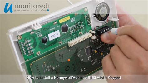 Install A Honeywell 6160 Keypad Youtube