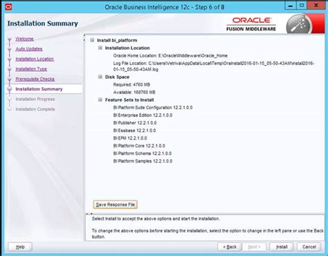Obiee Obiee 12c Installation Step By Step Part 3