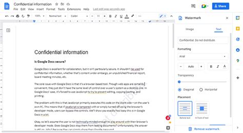 How To Remove Watermarks From PDF Word Google Docs