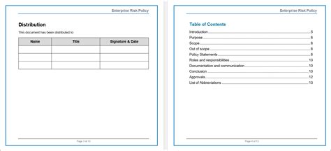Cobit Enterprise Risk Policy Template Itsm Docs Itsm Documents And Templates