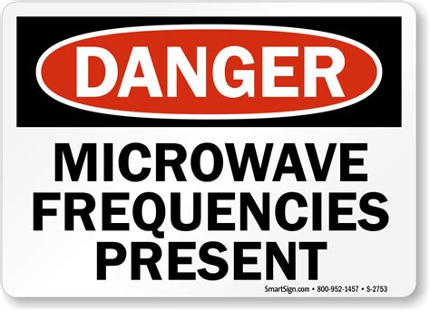 Microwave Safety Signs Microwave Hazard Signs