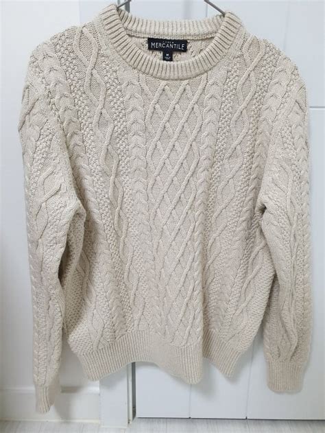 제이크루 남자 아이보리 니트 M사이즈 100 헬로마켓