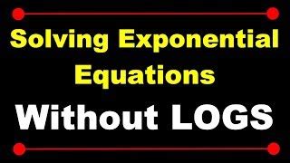 Exponential Equations Worksheet No Logarithms Solving Logarithmic