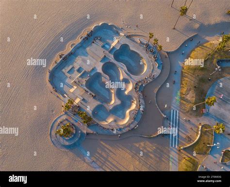 Aerial Photos Of The Venice Beach Skate Park Taken With A Drone During